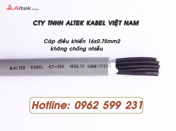 Cáp 16 lõi / Cáp điều khiển / Cáp chống nhiễu chất lượng cao - Hà Nội Today